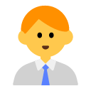 👨‍💼 Man Office Worker Emoji