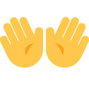 Open Hands Emoji | Emoji Open Hands Meaning