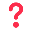 Black Question Mark Ornament Emoji