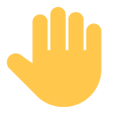 Raised Back of Hand Emoji | Raised Back of Hand Meaning