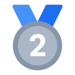 🥈 Second Place Medal Emoji