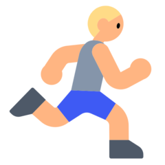 🏃🏼 Runner: Medium-Light Skin Tone Emoji