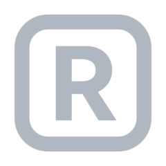 Regional Indicator Symbol Letter R emojis