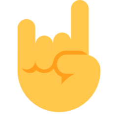 🤘 Mano Haciendo El Signo De Cuernos emojis