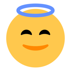 😇 Emoji Visage Souriant Avec Auréole