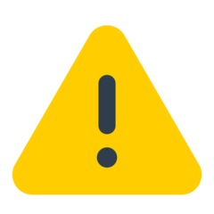 ⚠️ Warning Sign Emoji