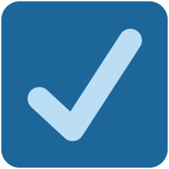 ☑️ Ballot Box with Check Emoji