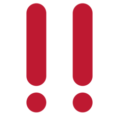 ‼️ Double Exclamation Mark Emoji