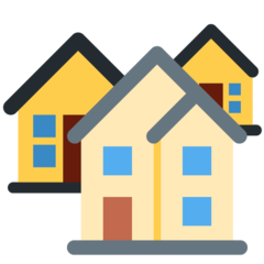 🏘️ House Buildings Emoji