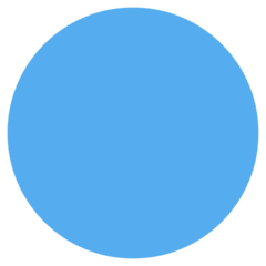 🔵 Large Blue Circle Emoji