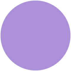 🟣 Large Purple Circle Emoji