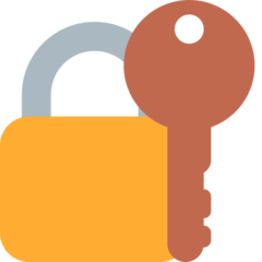 🔐 Closed Lock with Key Emoji