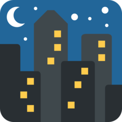🌃 Night with Stars Emoji
