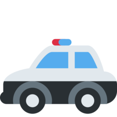 🚓 Police Car Emoji