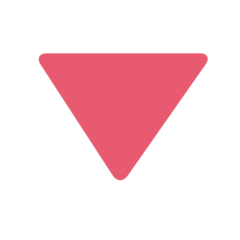 🔻 Down-Pointing Red Triangle Emoji