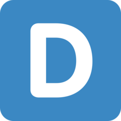 Regional Indicator Symbol Letter D Emoji