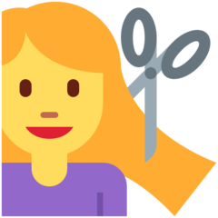 Woman Getting Haircut Emoji | Emoji Woman Getting Haircut Meaning
