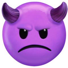 Angry Face with Horns Emoji | Imp Emoji | Angry Face Horns Meaning