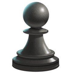 ♟️ Black Chess Pawn Emoji