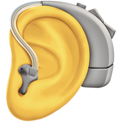 🦻 Ear with Hearing Aid Emoji