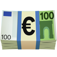 💶 Banknote with Euro Sign Emoji