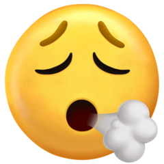 Face Exhaling Emoji | Emoji Face Exhaling Meaning