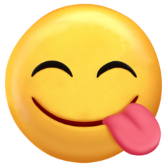 😋 Face Savouring Delicious Food Emoji
