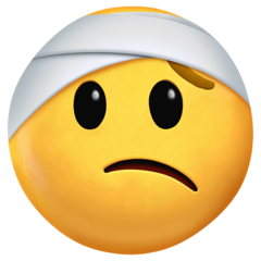 🤕 Face with Head-Bandage Emoji