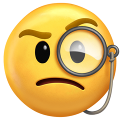 Face with Monocle Emoji | Face with Monocle Meaning