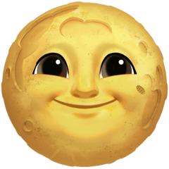 🌝 Full Moon with Face Emoji