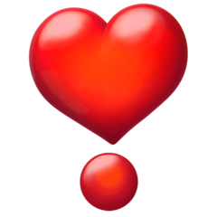 ️ Heavy Heart Exclamation Mark Ornament Emoji