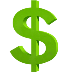 💲 Heavy Dollar Sign Emoji