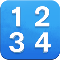 🔢 Input Symbol for Numbers Emoji