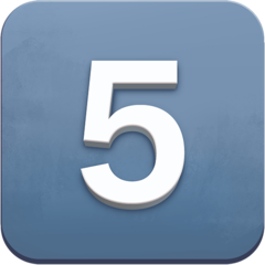 5️⃣ Keycap Digit Five Emoji