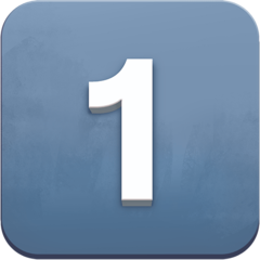 1️⃣ Keycap Digit One Emoji