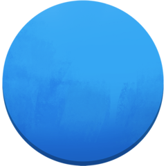 🔵 Large Blue Circle Emoji