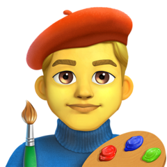 Man Artist Emoji | Emoji Man Artist Meaning