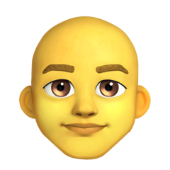 Man: Bald Emoji | Emoji Man: Bald Meaning