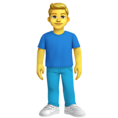 Man Standing Emoji | Emoji Man Standing Meaning