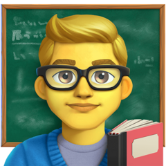 👨‍🏫 Man Teacher Emoji