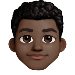 👨🏿 Man: Dark Skin Tone Emoji
