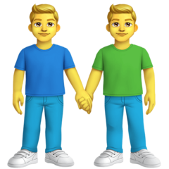 👬 Two Men Holding Hands Emoji