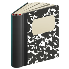 📔 Notebook with Decorative Cover Emoji
