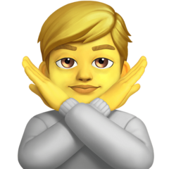 Person Gesturing No Emoji | Emoji Person Gesturing No Meaning