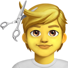 Person Getting Haircut Emoji | Emoji Person Getting Haircut Meaning