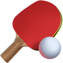 🏓 Table Tennis Paddle and Ball Emoji