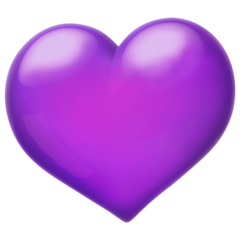 💜 Purple Heart Emoji