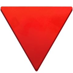 🔻 Down-Pointing Red Triangle Emoji