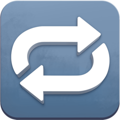 🔁 Clockwise Rightwards and Leftwards Open Circle Arrows Emoji