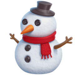 ⛄ Snowman Without Snow Emoji